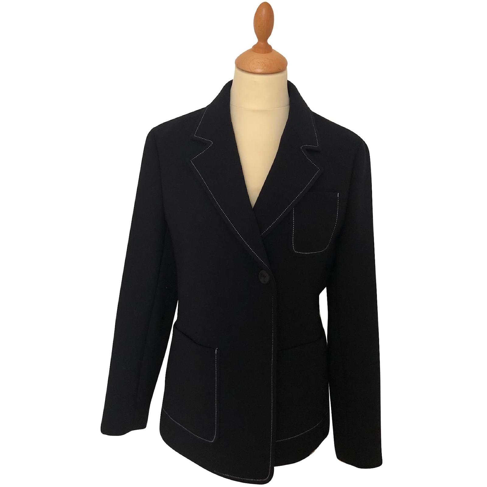 Joseph Jackets Navy blue Wool ref.79748 - Joli Closet