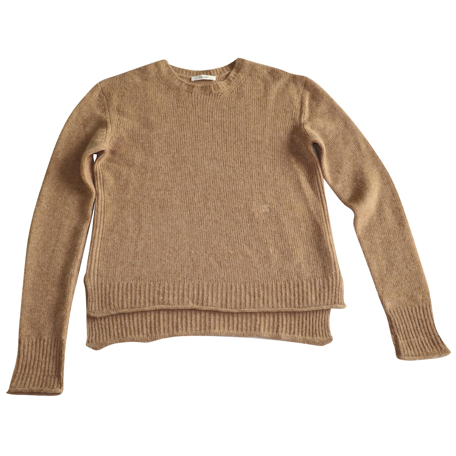 Céline Knitwear Caramel Cashmere ref.79916 - Joli Closet