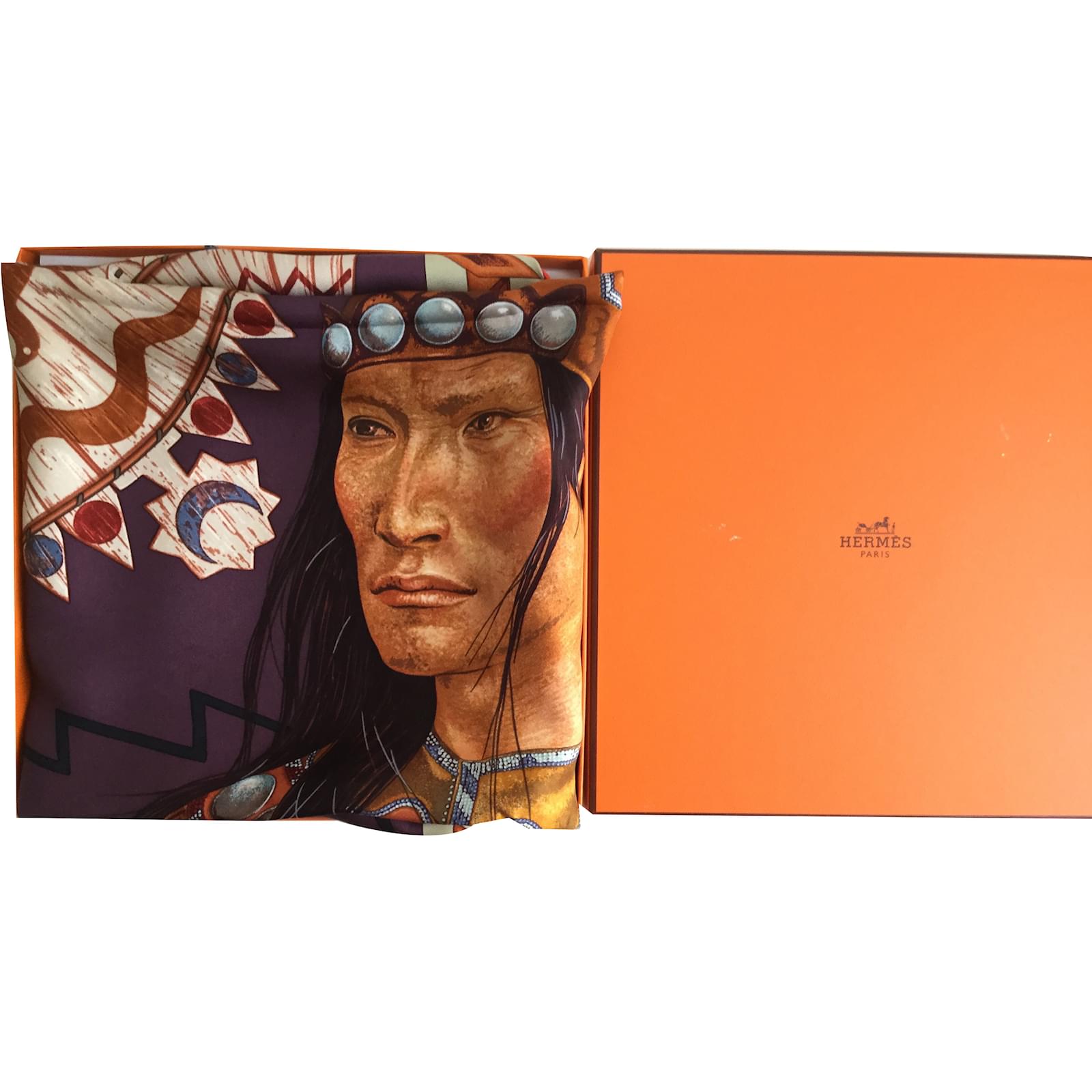 Hermès Cosmogonie Apache Soie Multicolore ref.80148 - Joli Closet