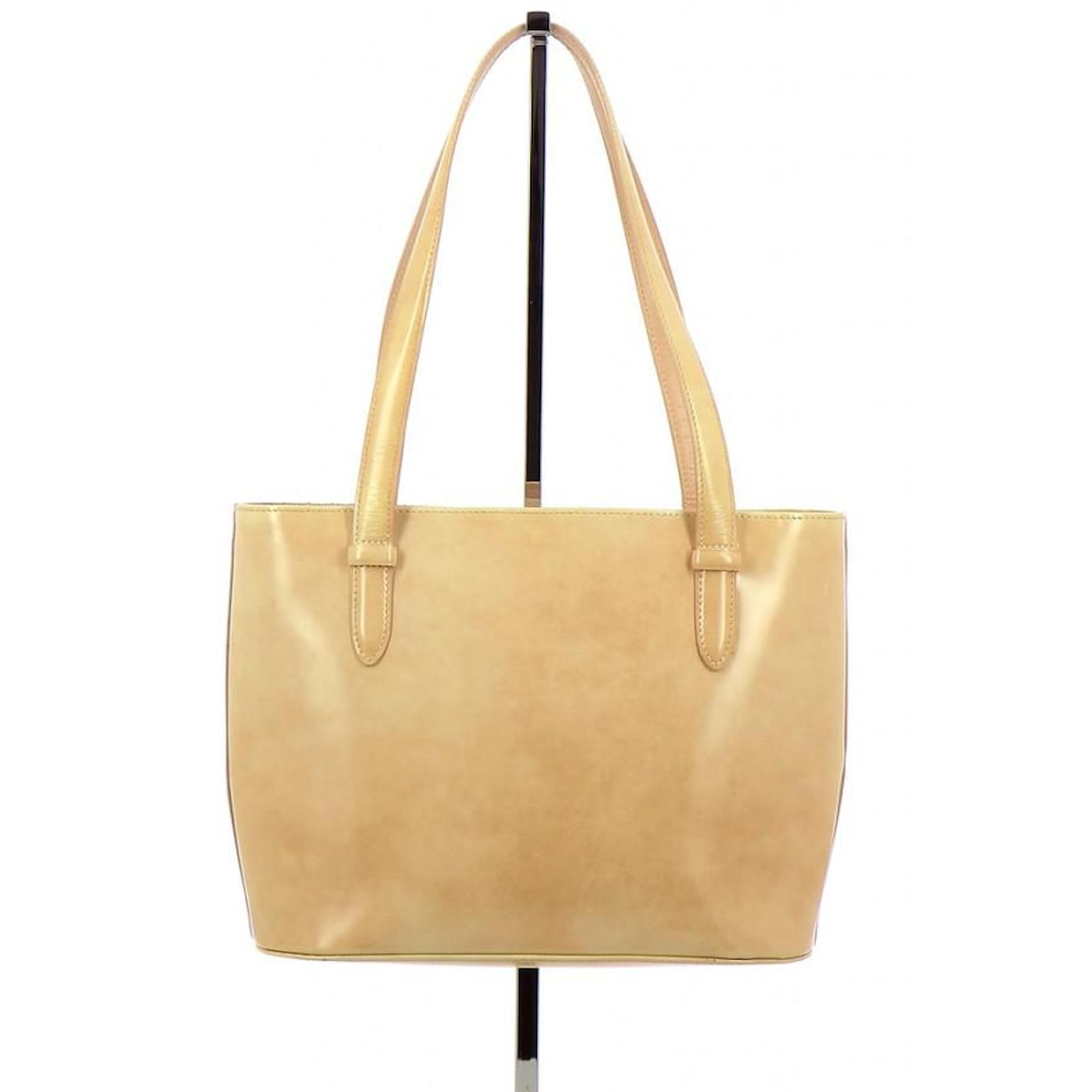 Longchamp Handbag Beige Leather ref.80760 - Joli Closet