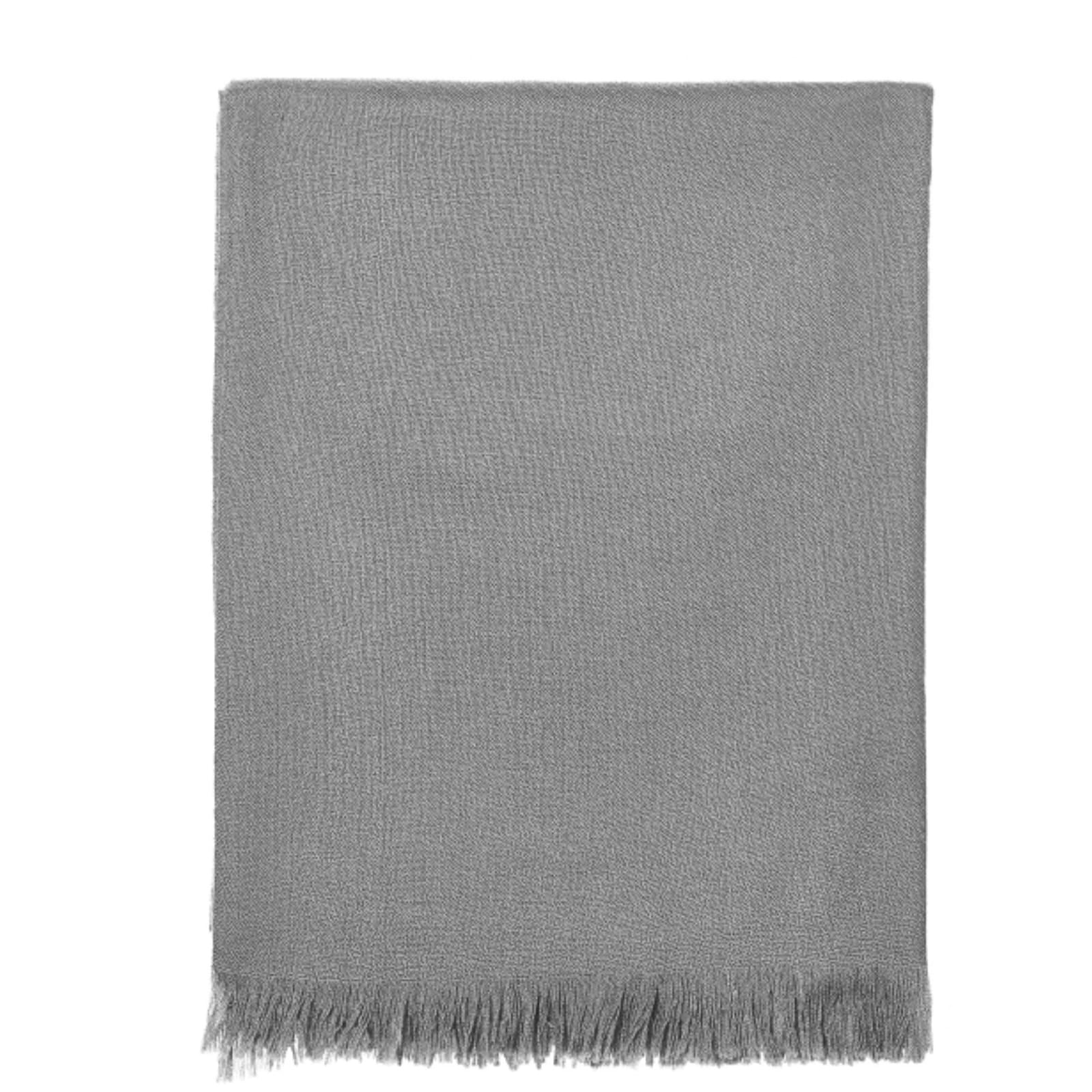 Eric Bompard Cashmere stole Grey ref.85658 - Joli Closet
