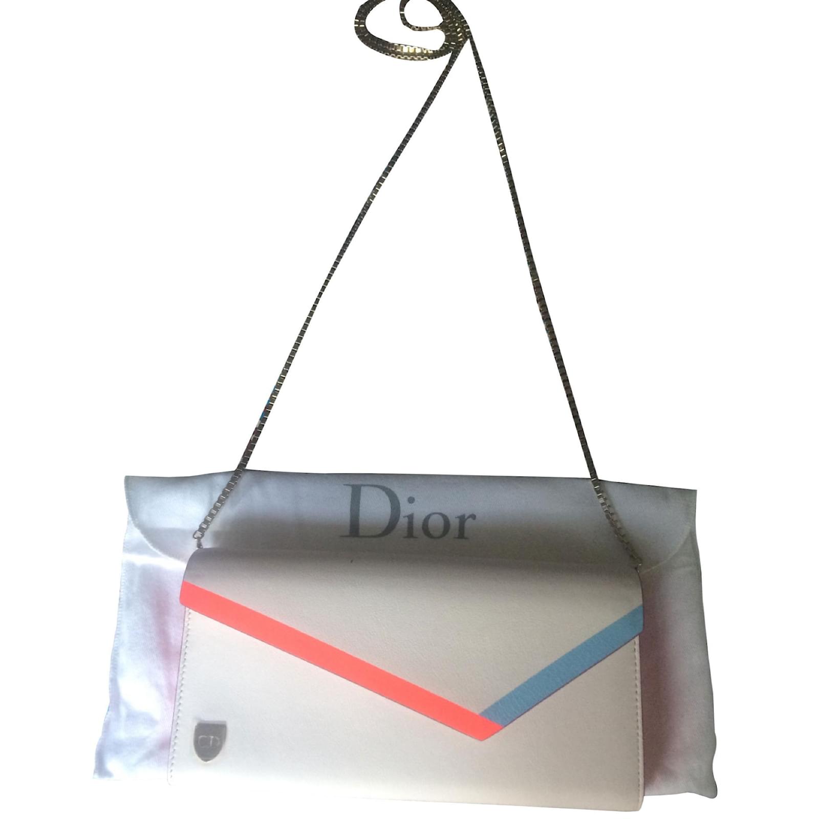 Dior Wallets White Leather ref.85987 - Joli Closet