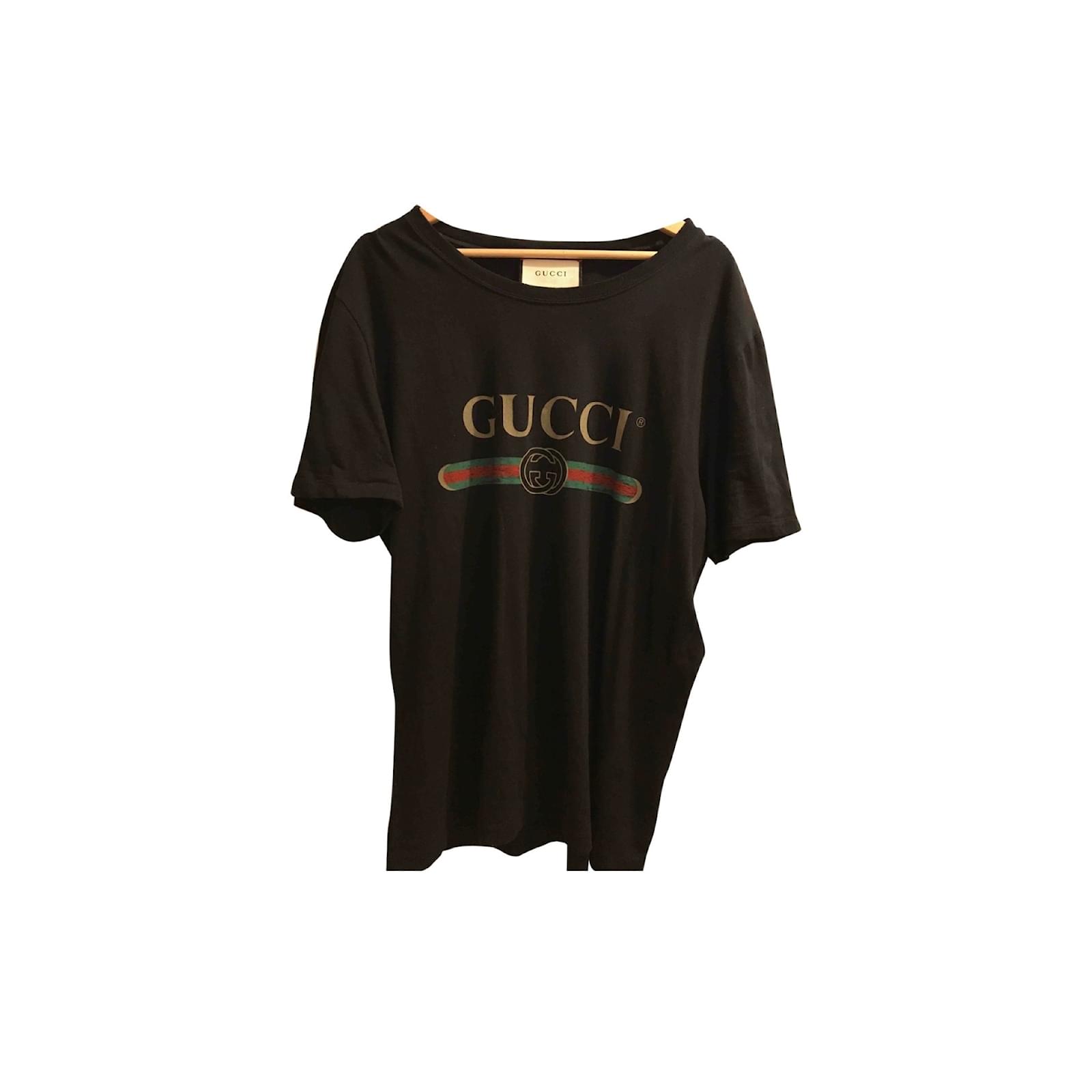 Gucci tees Preto Algodão ref.102041 - Joli Closet