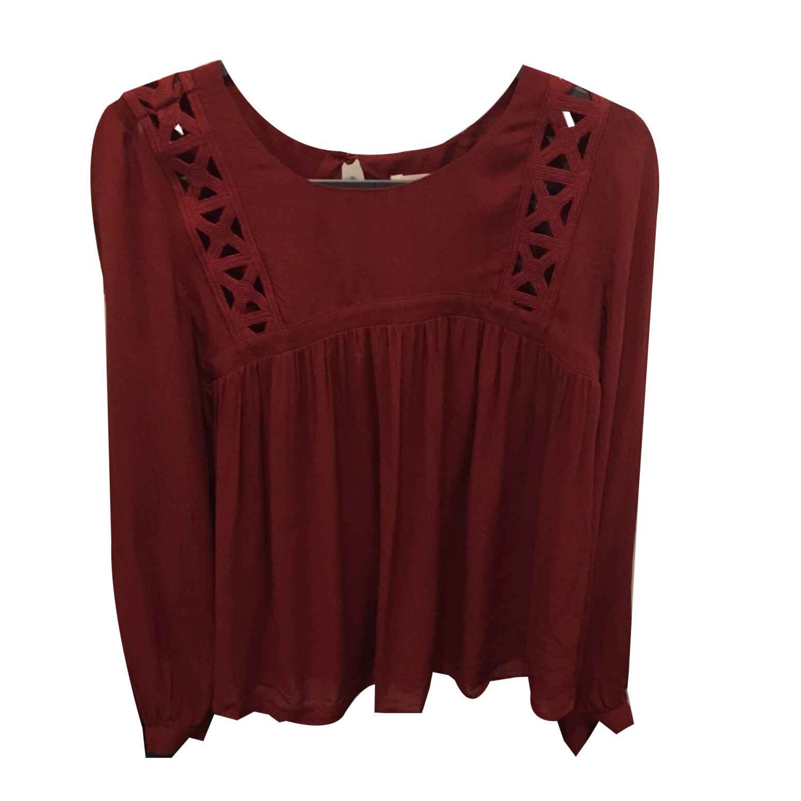 Tops Bash Hauts Coton Bordeaux ref.104413 - Joli Closet