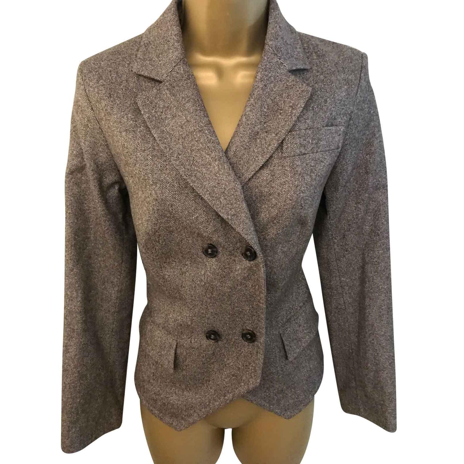 Daks Jackets Brown Cashmere Wool ref.105660 - Joli Closet
