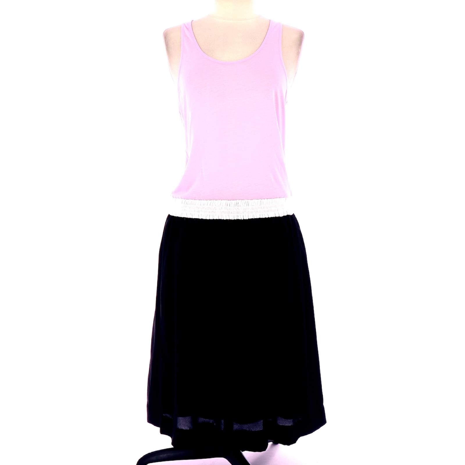 Sonia By Sonia Rykiel Robe Tencel Noir ref.111278 - Joli Closet