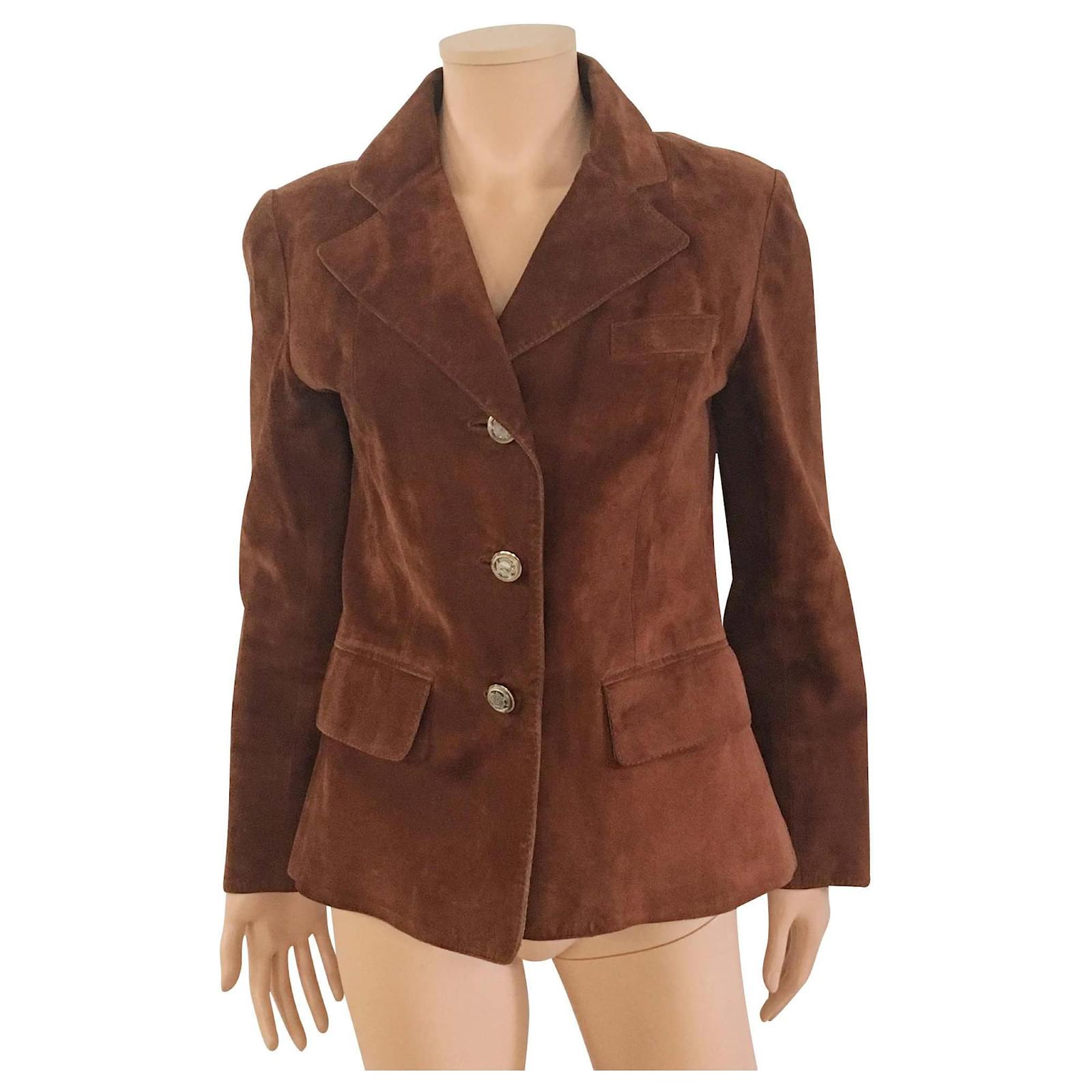 Hermès Jackets Caramel Lambskin ref.116270 - Joli Closet