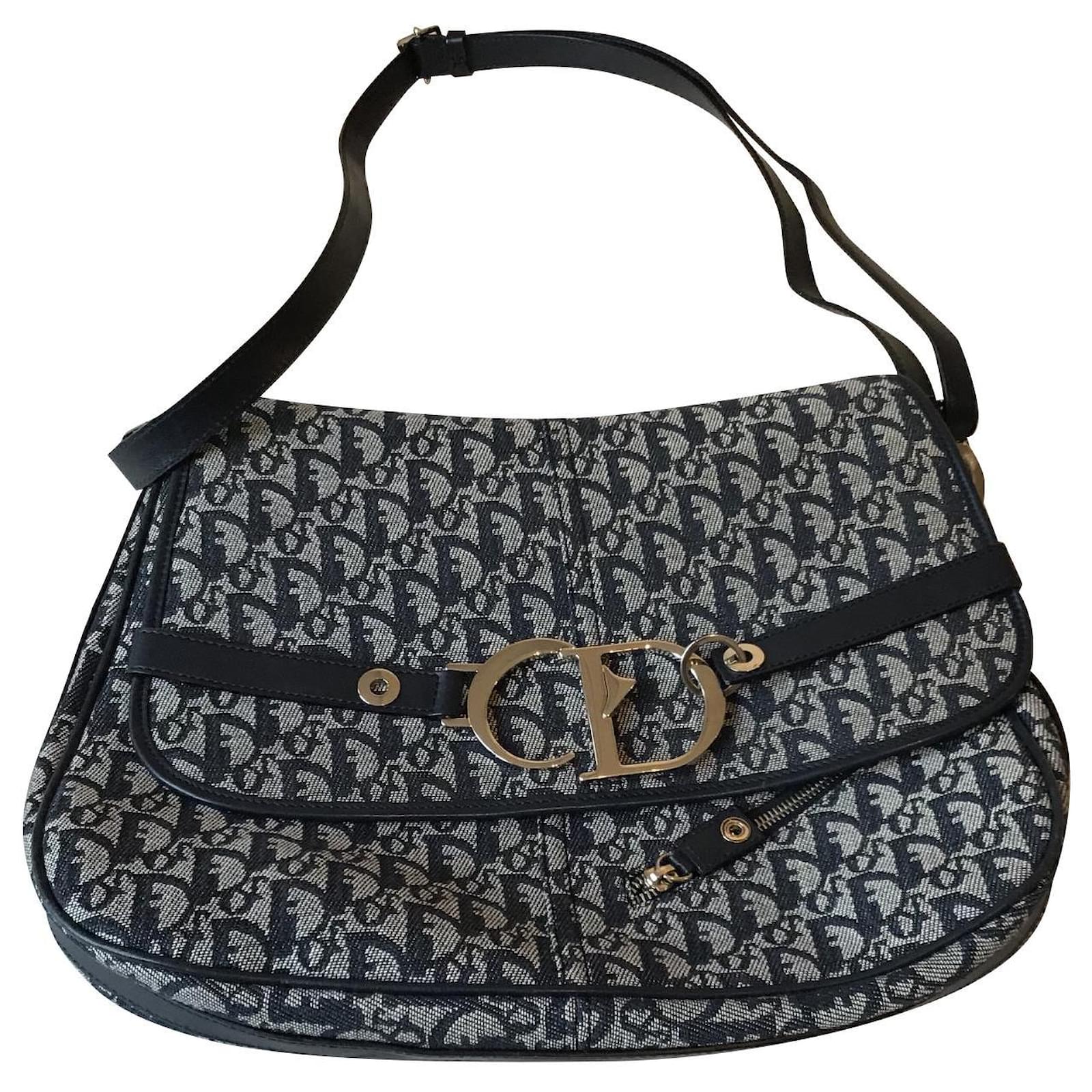 Dior Sacs à main Coton Bleu ref.118130 - Joli Closet