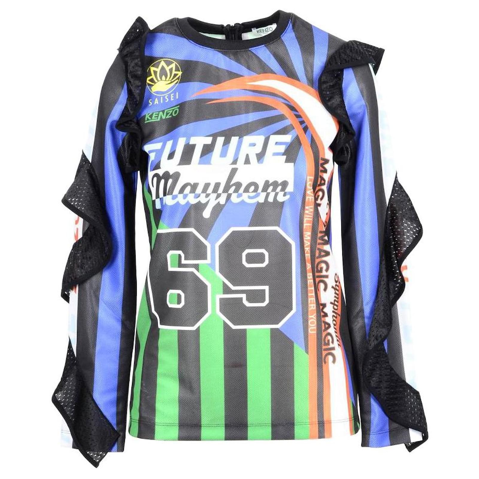 Kenzo top new Blue Polyester ref.118238 - Joli Closet