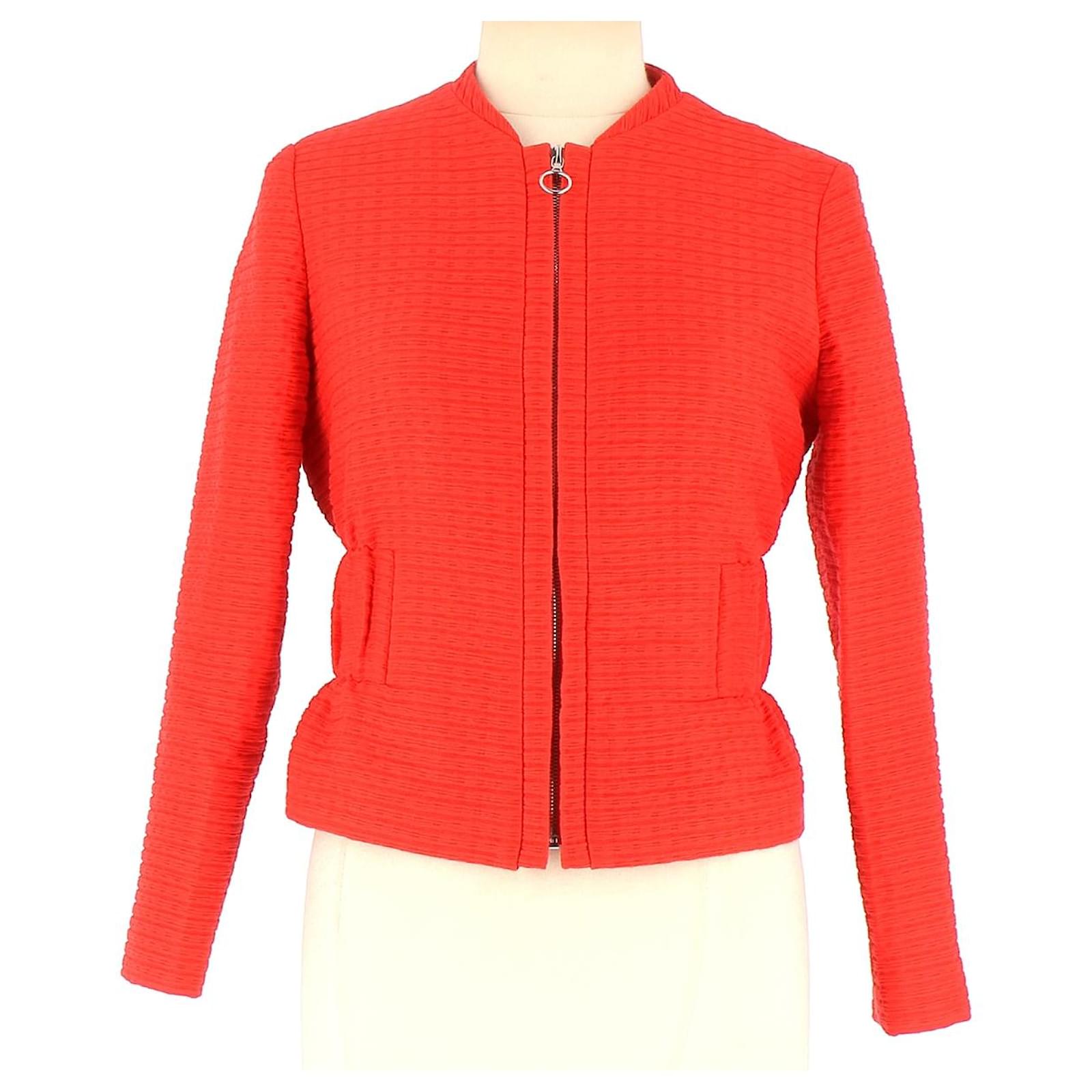 Maje Vest / Blazer Red Viscose ref.128001 - Joli Closet