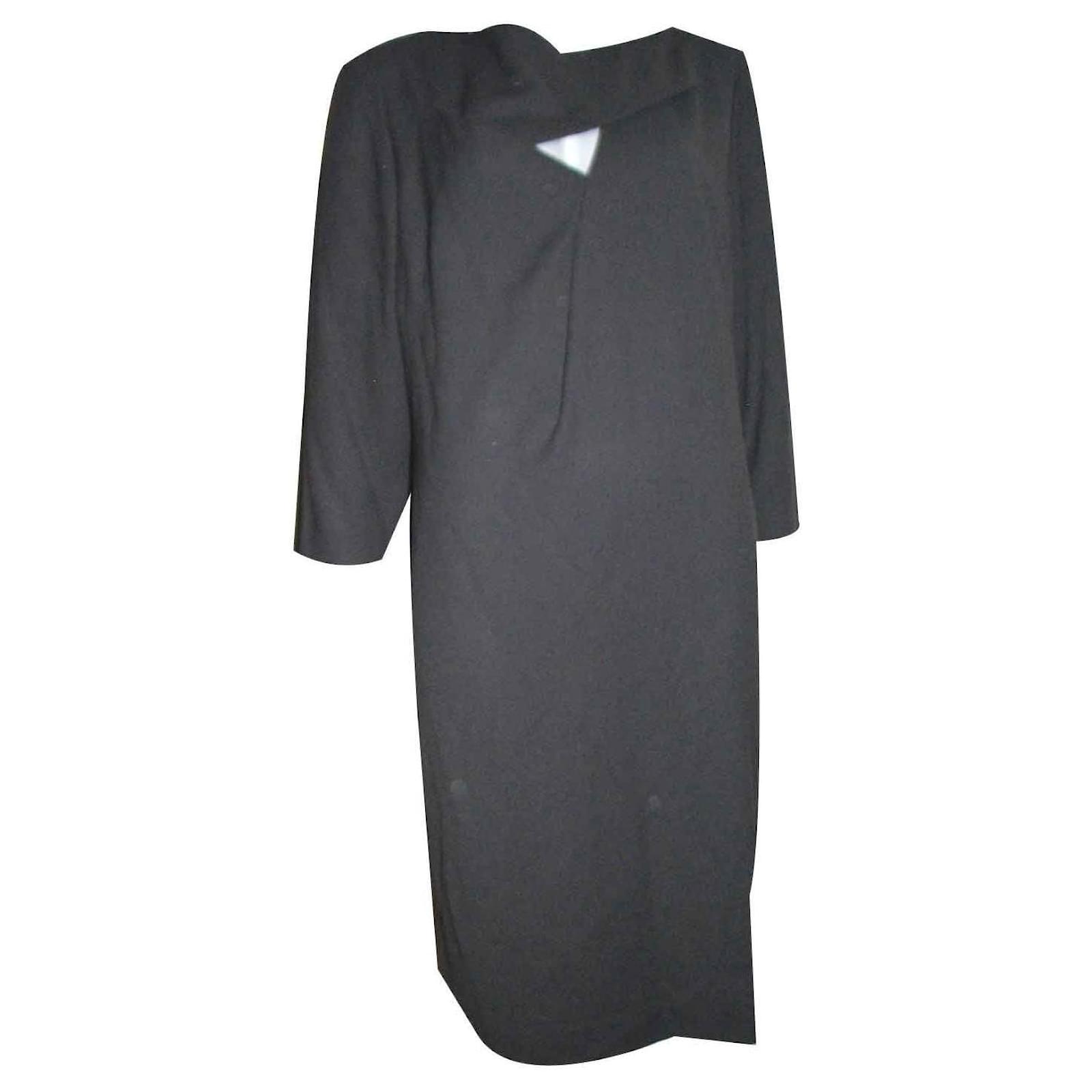 Robe Escada en serrure Laine Viscose Elasthane Gris ref.128146 - Joli ...