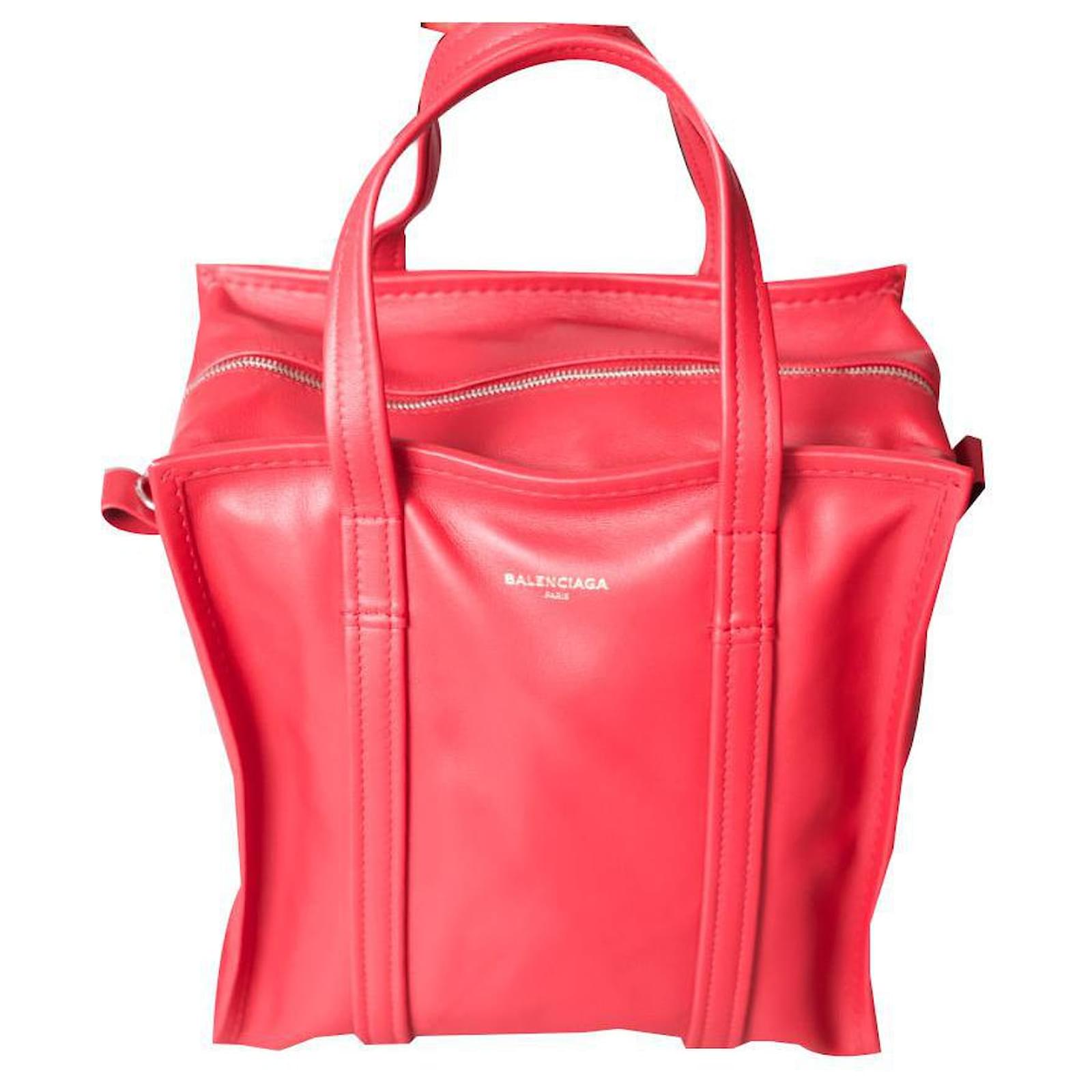 Balenciaga Bazaar bag Red Leather ref.129483 - Joli Closet