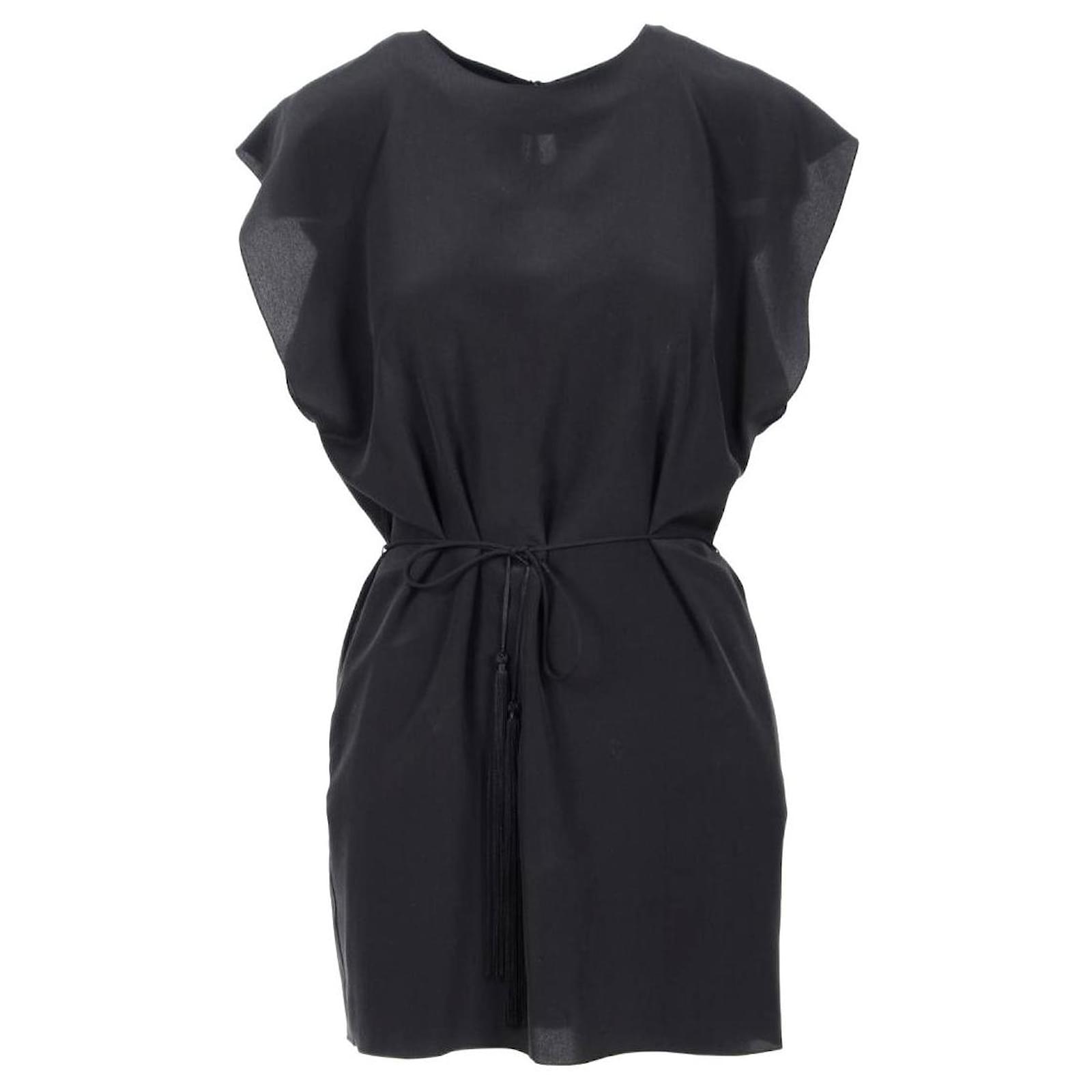 Saint Laurent YSL dress new Black Silk ref.130808 - Joli Closet