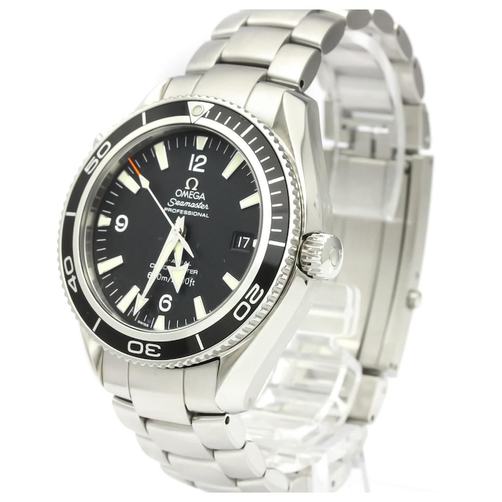 Omega Silver Acier inoxydable Seamaster Automatique 2201.50 Métal Noir ...
