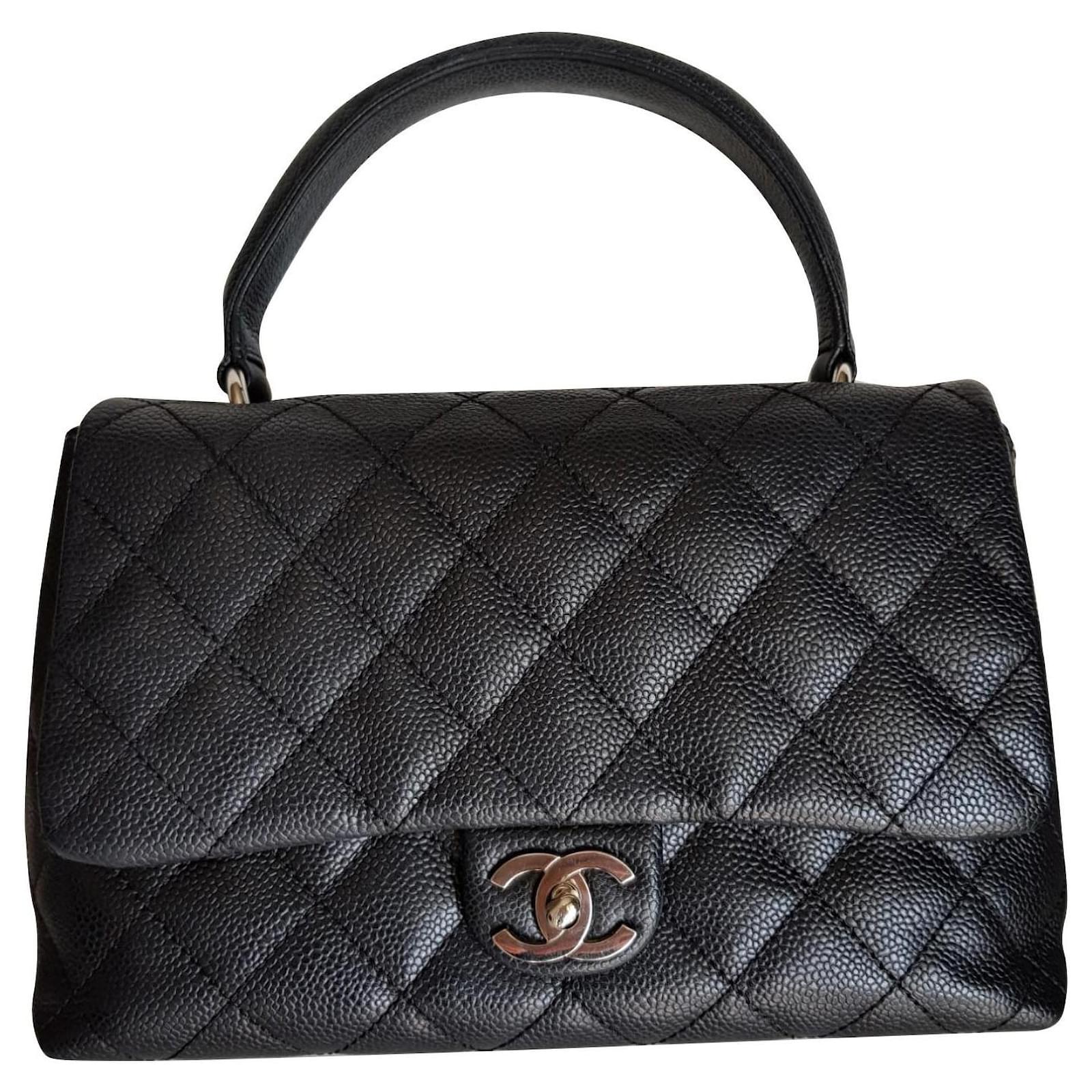 Chanel Coco Cuir Noir ref.150988 - Joli Closet