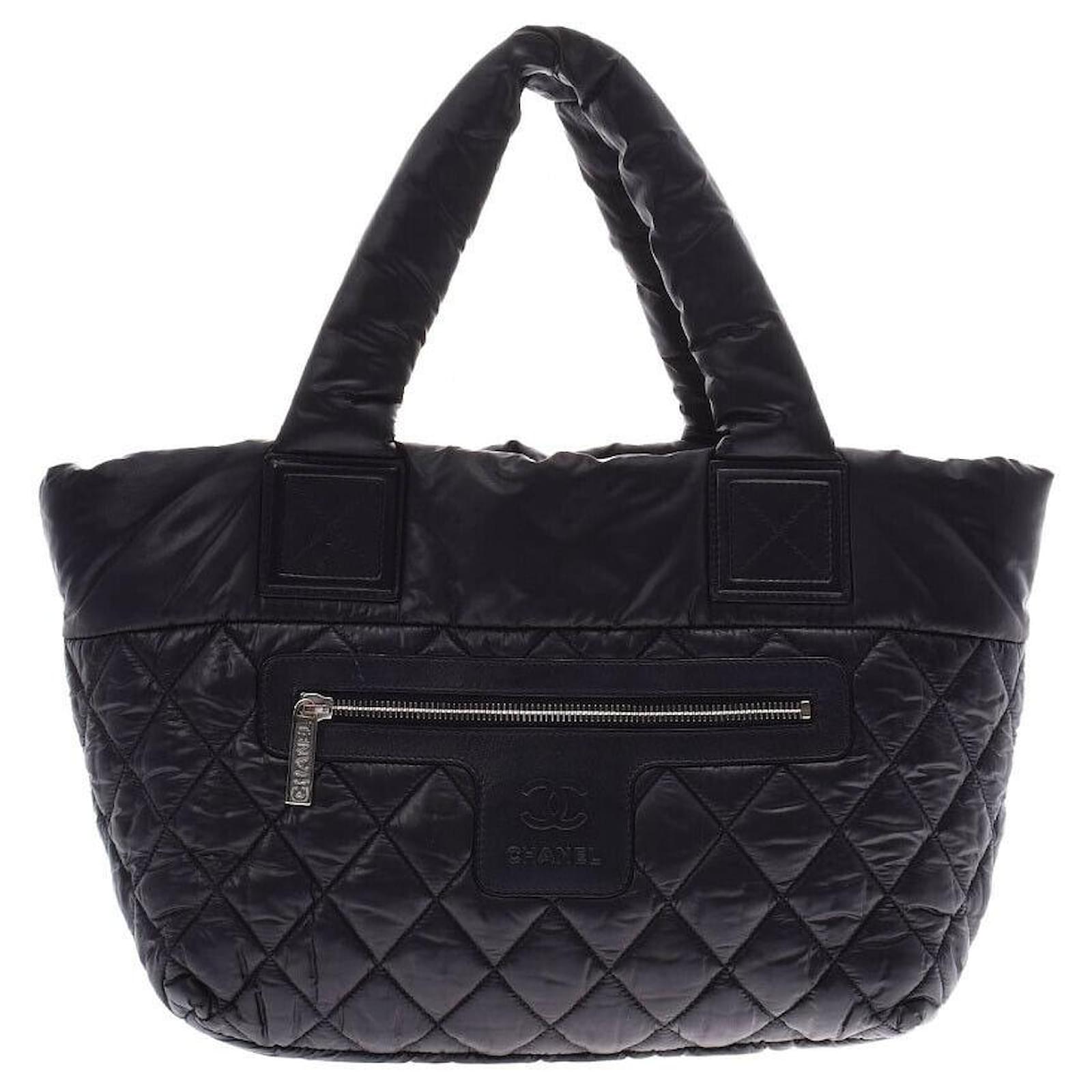 Chanel Cabas Coco Cocoon Toile Noir ref.160643 - Joli Closet