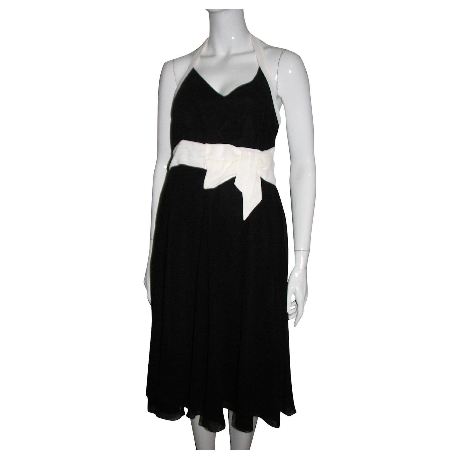 Coast Dos nu noir et blanc Polyester ref.160826 - Joli Closet