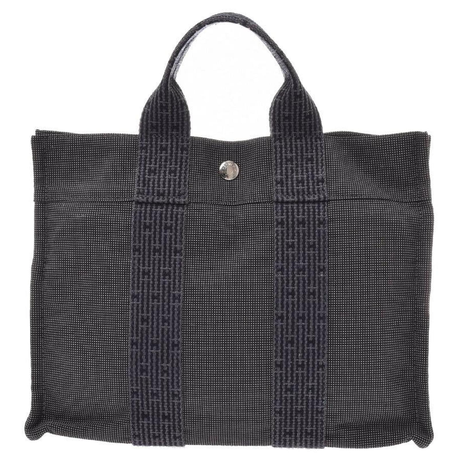 Hermès Her Line MM Black Cloth ref.162252 - Joli Closet