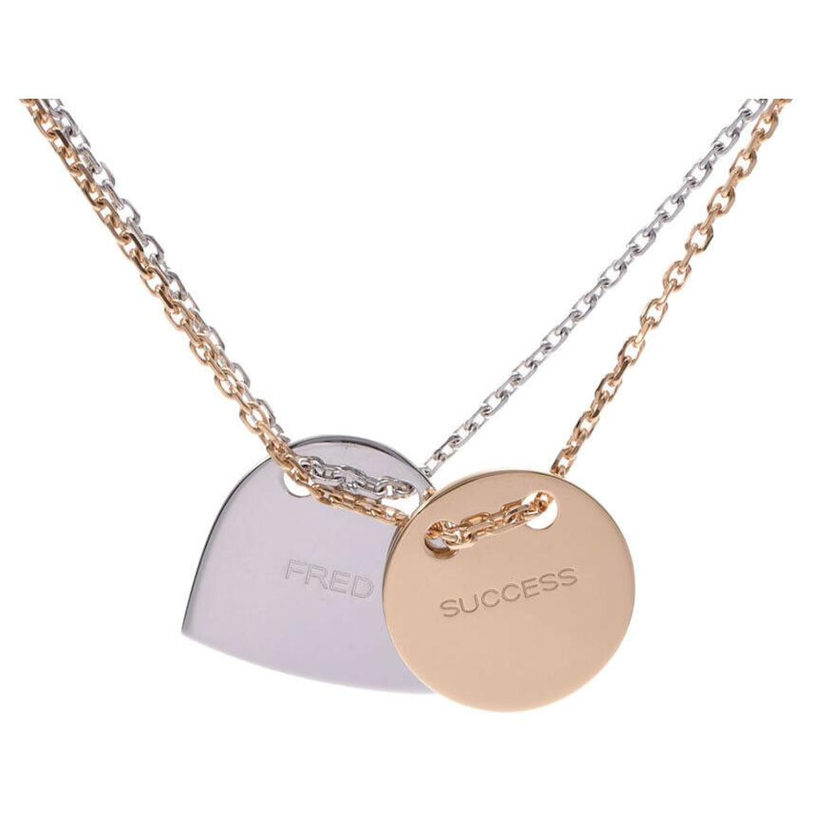 Collier doublé Fred Plaqué or Doré ref.164812 - Joli Closet