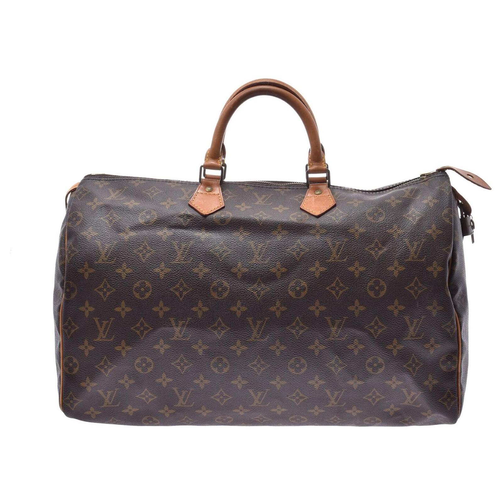 Louis Vuitton Speedy 40 Castaño Lienzo ref.167093 - Joli Closet