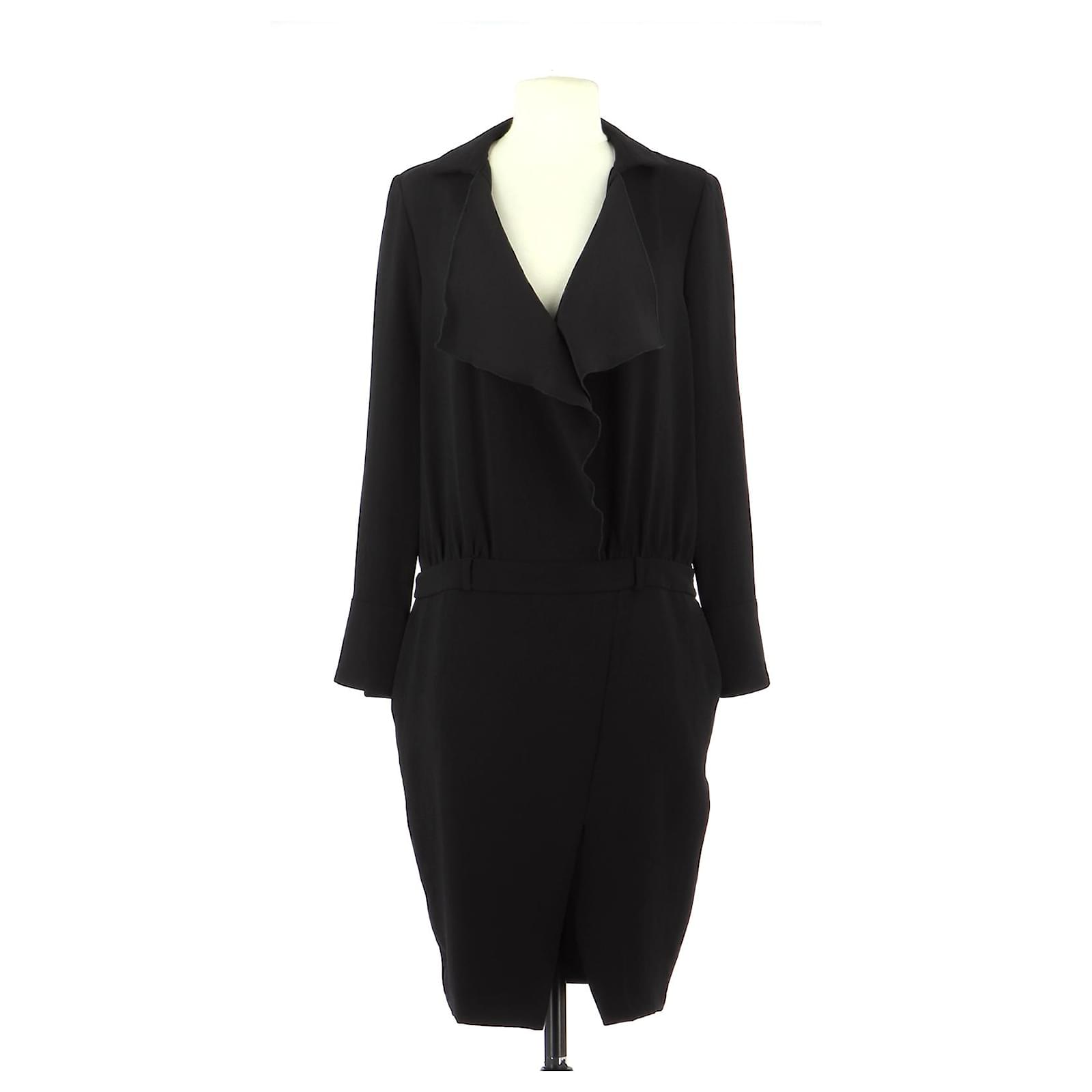 Ba&Sh robe Black Polyester ref.169066 - Joli Closet