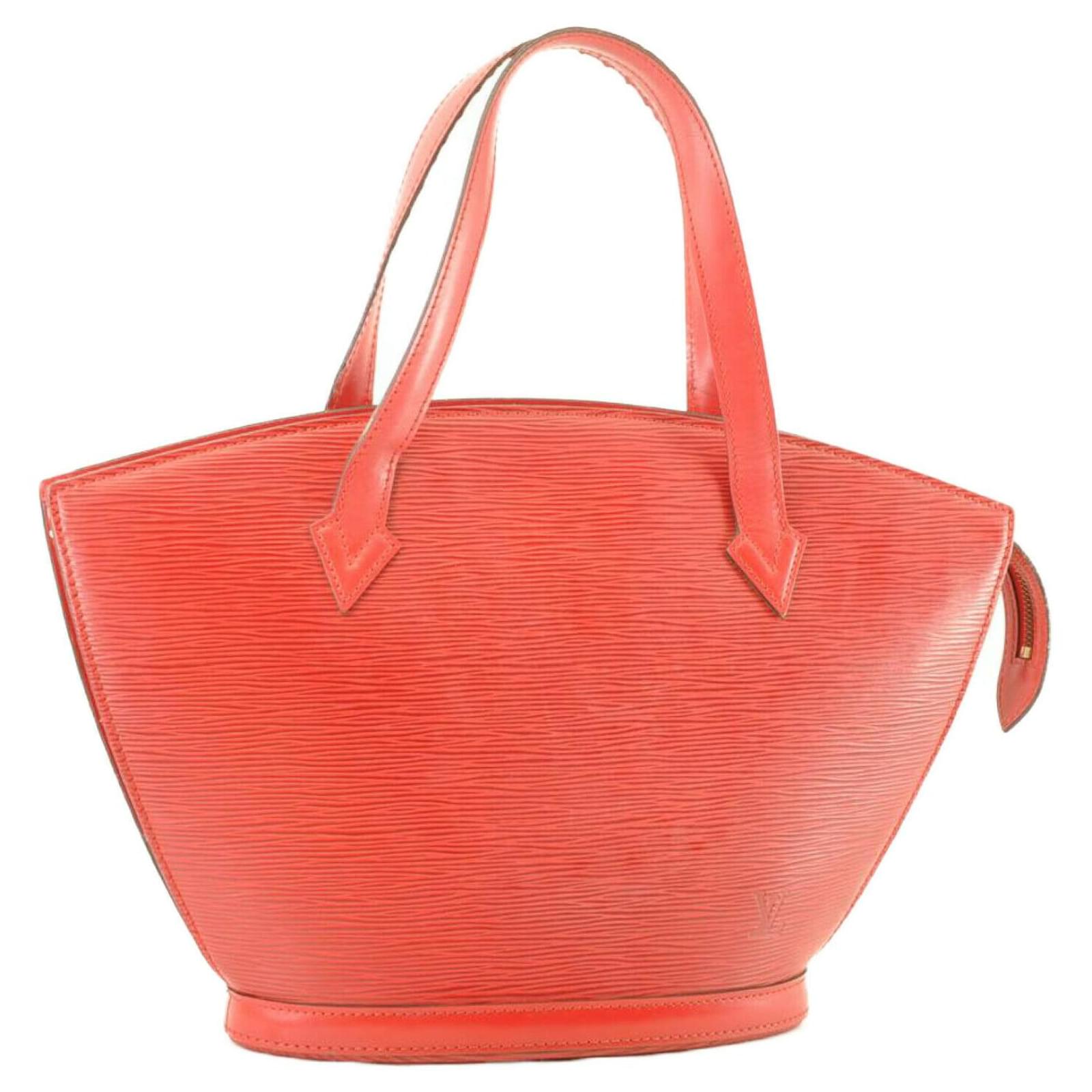 Louis Vuitton Saint Jacques Cuir Rouge ref.169557 - Joli Closet