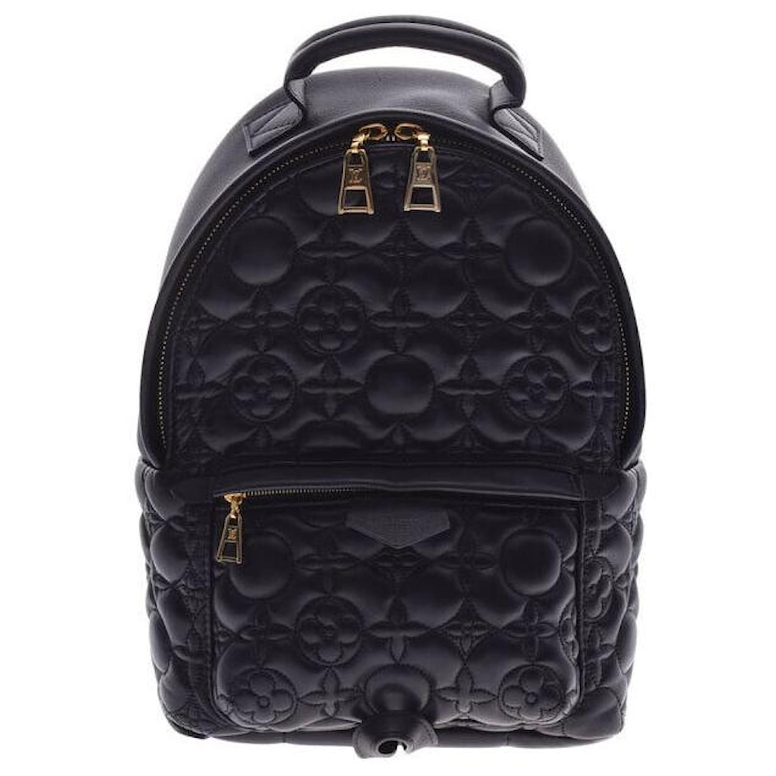 Louis Vuitton Vintage Backpack Black Leather ref.177707 - Joli Closet