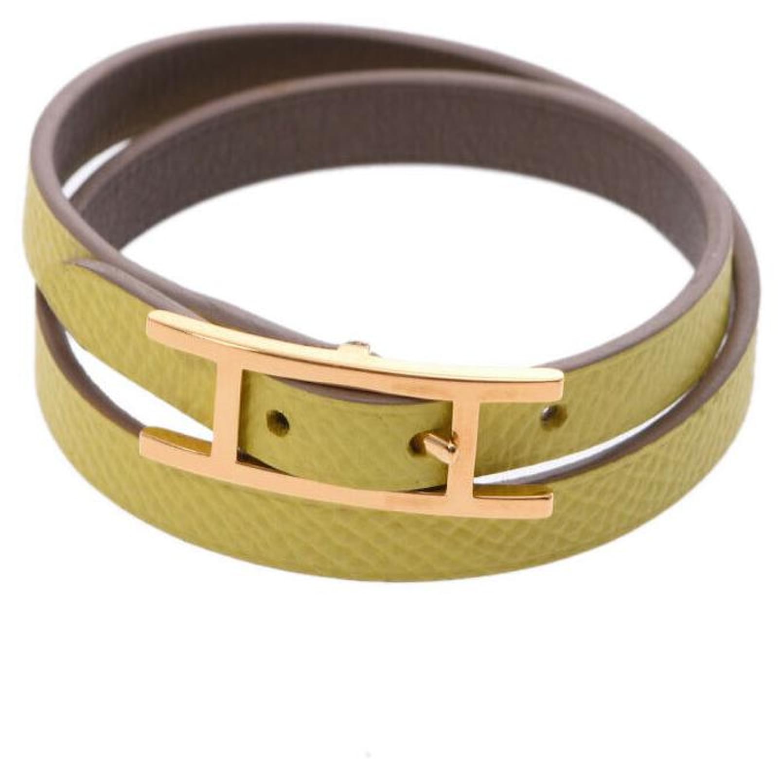 Hermès API 3 Green Leather ref.178496 - Joli Closet