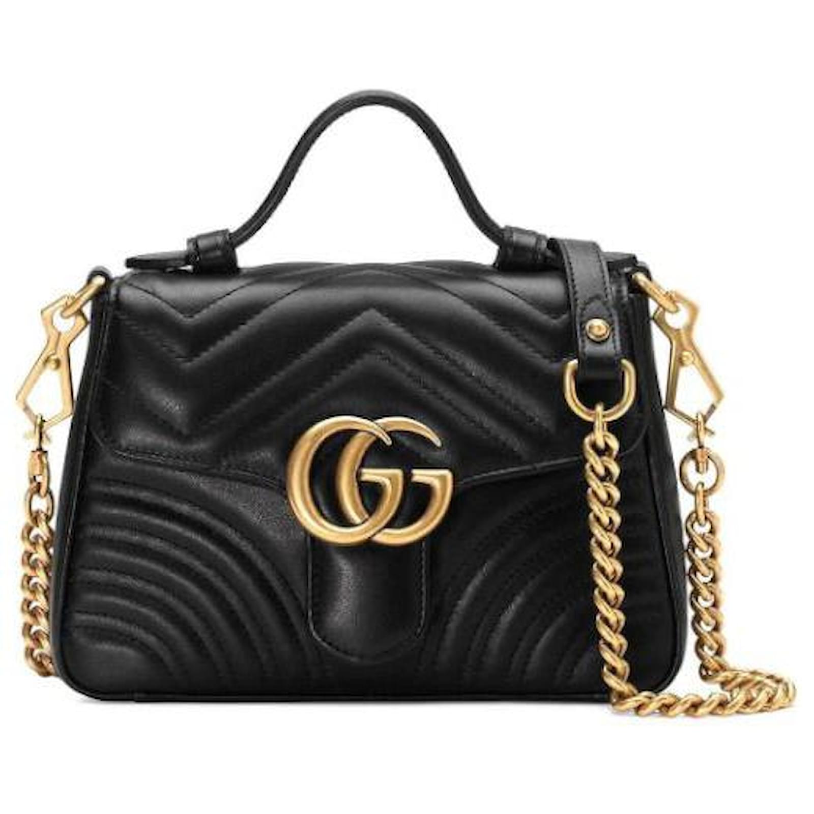 Gucci Handbags Black Leather ref.186890 - Joli Closet