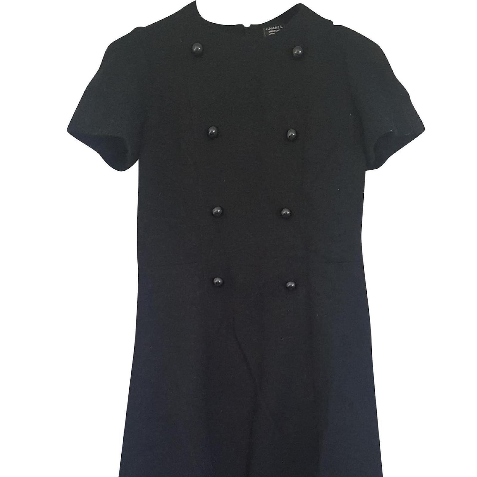 Chanel Uniform Tweed Noir ref.188281 - Joli Closet