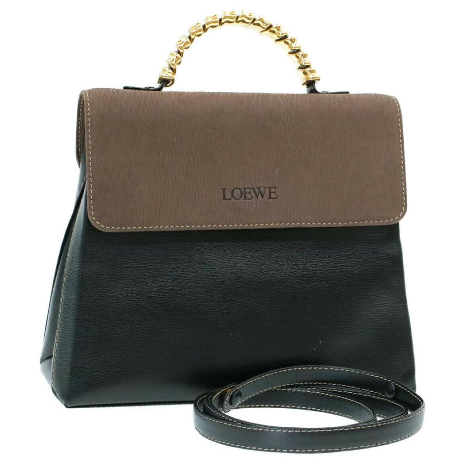 Loewe Sac à main Cuir Noir ref.198379 - Joli Closet