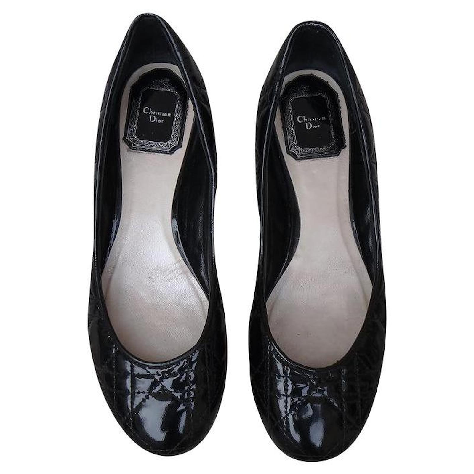 Dior Ballet flats Black Patent leather ref.199240 - Joli Closet