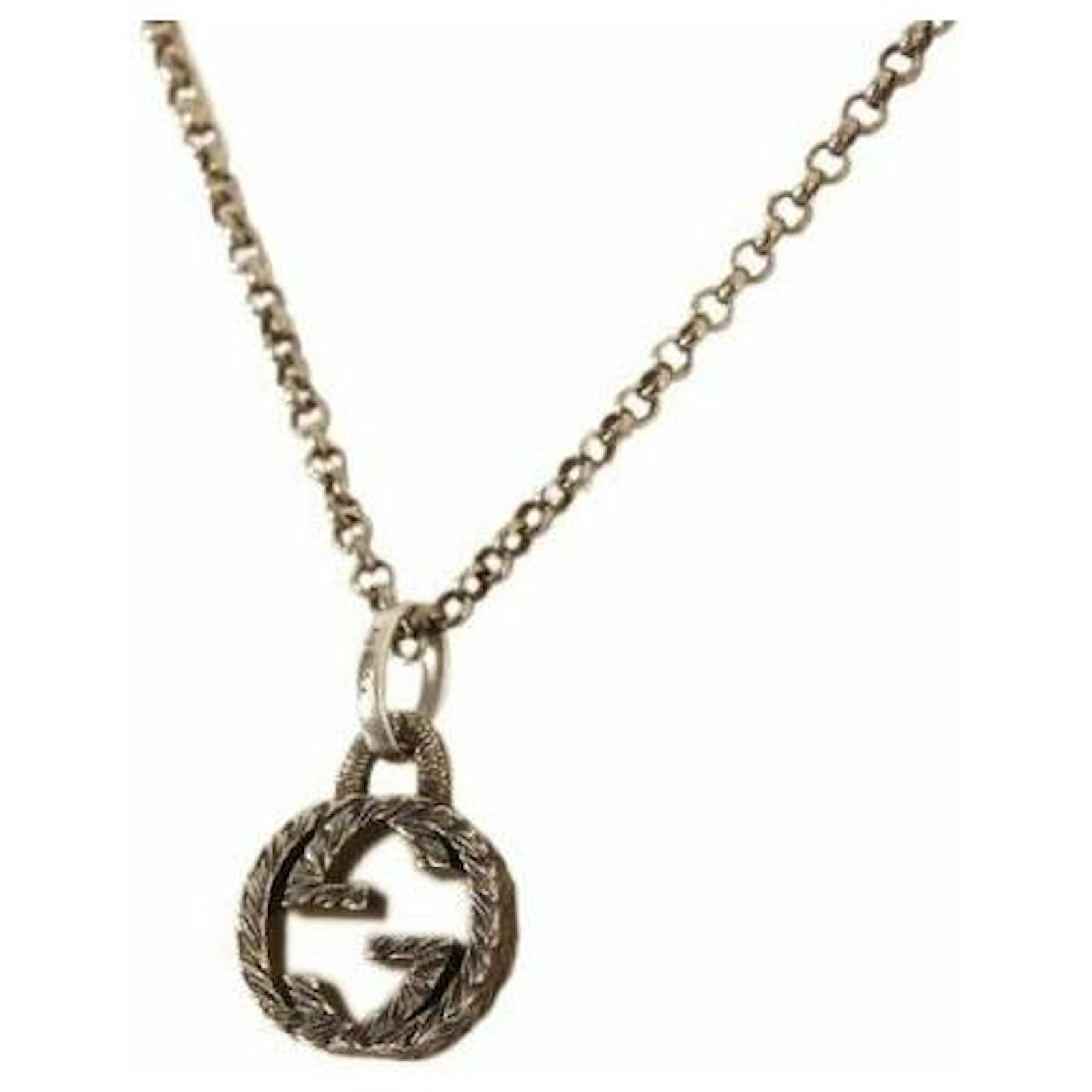 Collier Gucci Argent Argenté ref.201024 - Joli Closet