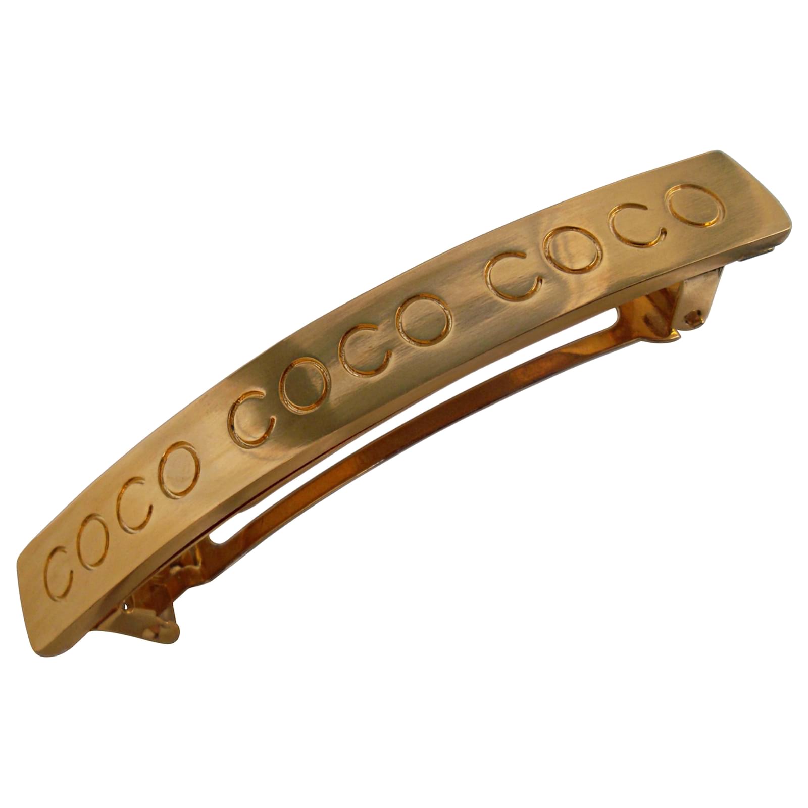 Chanel COCO BARRETTE Golden Metal ref.201486 - Joli Closet