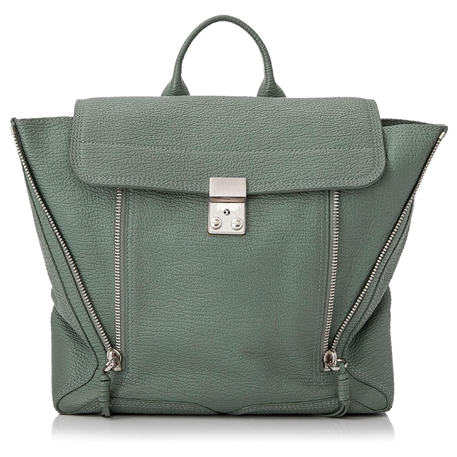Phillip Lim Green Pashli Leather Backpack Pony-style calfskin ref ...