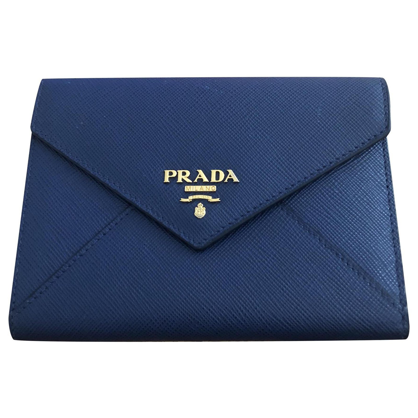 Prada Wallets Blue Leather ref.207576 - Joli Closet