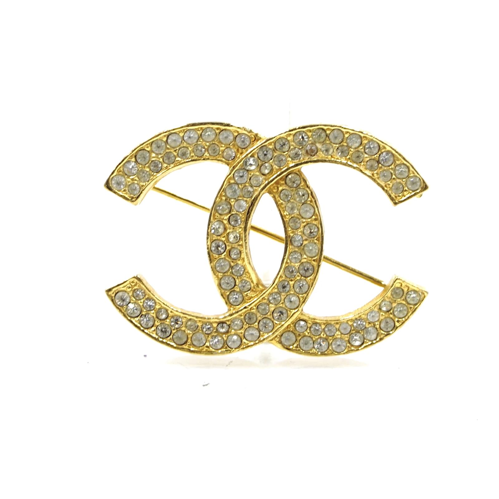 Chanel brosche in metallic, Chanel Brosche in Metallic