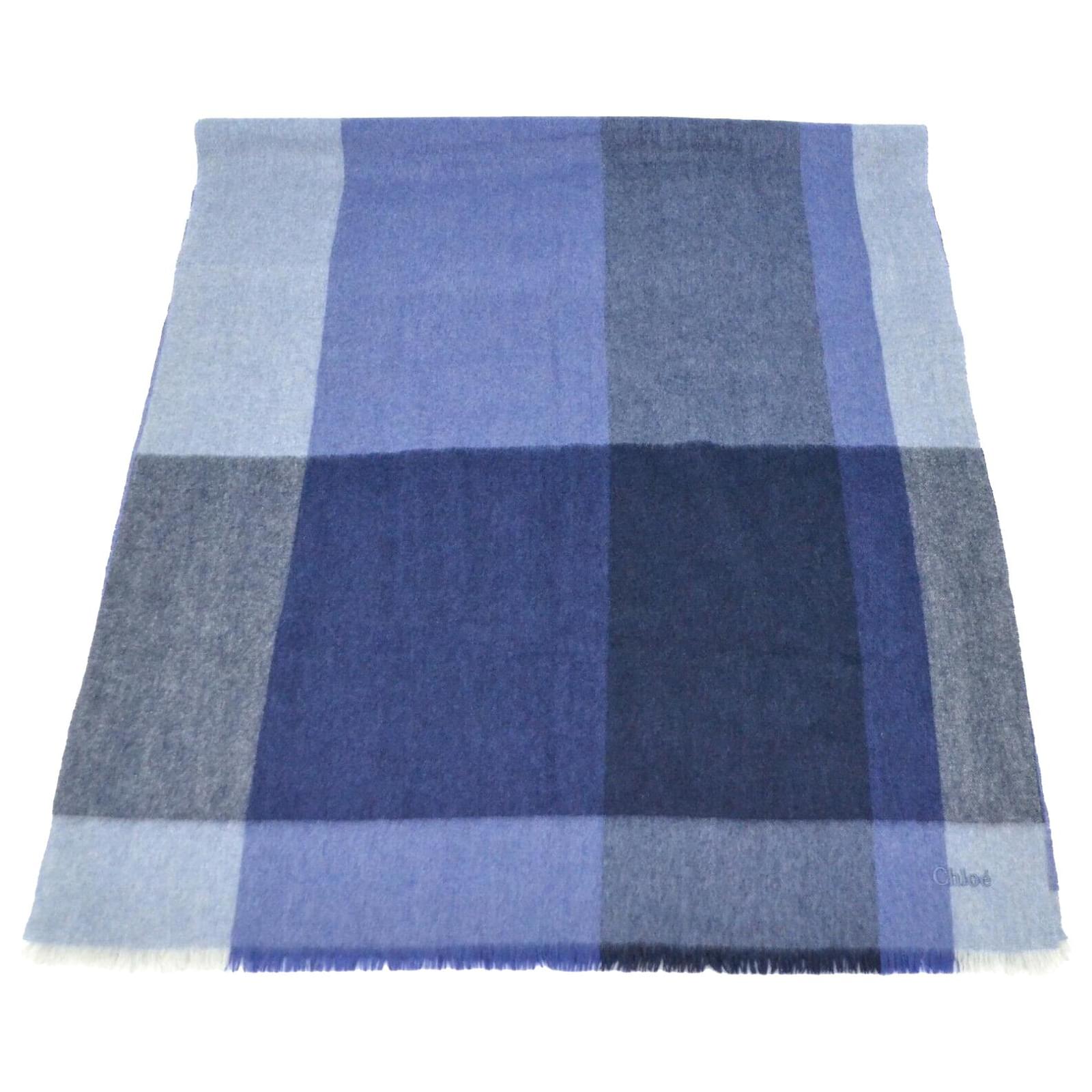 Chloé Scarf Blue Silk ref.216132 - Joli Closet