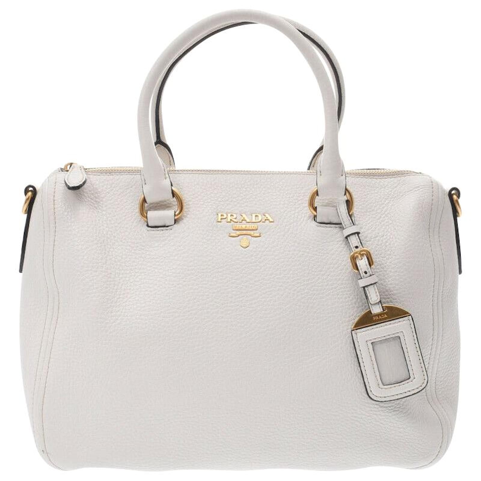 Prada Handtasche Weiß Leder ref.216808 - Joli Closet