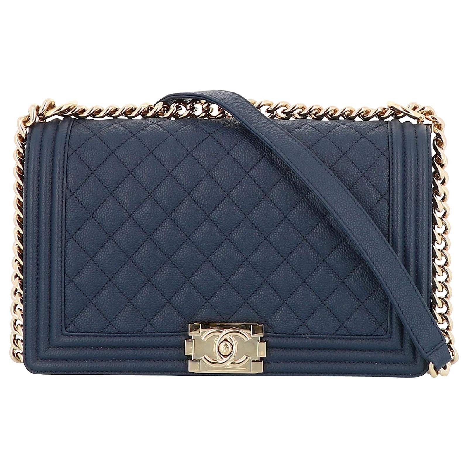 Chanel Boy Blue Pony-style calfskin ref.218222 - Joli Closet