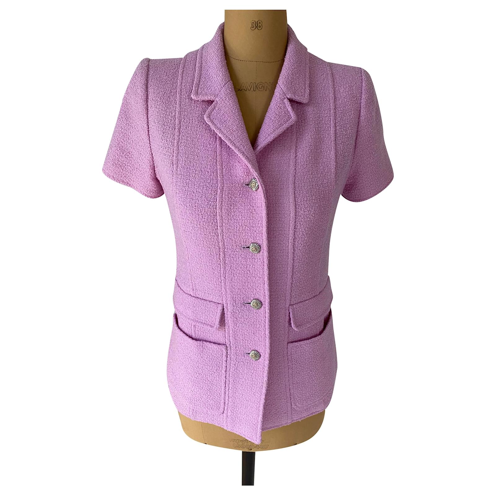 Chanel Jackets Pink Tweed ref.243047 - Joli Closet