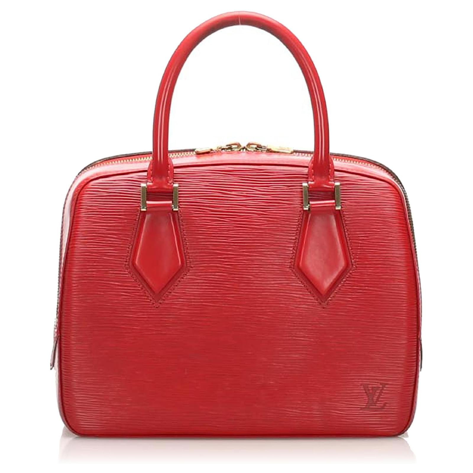Louis Vuitton Red Epi Sablons Rosso Pelle ref.246923 - Joli Closet
