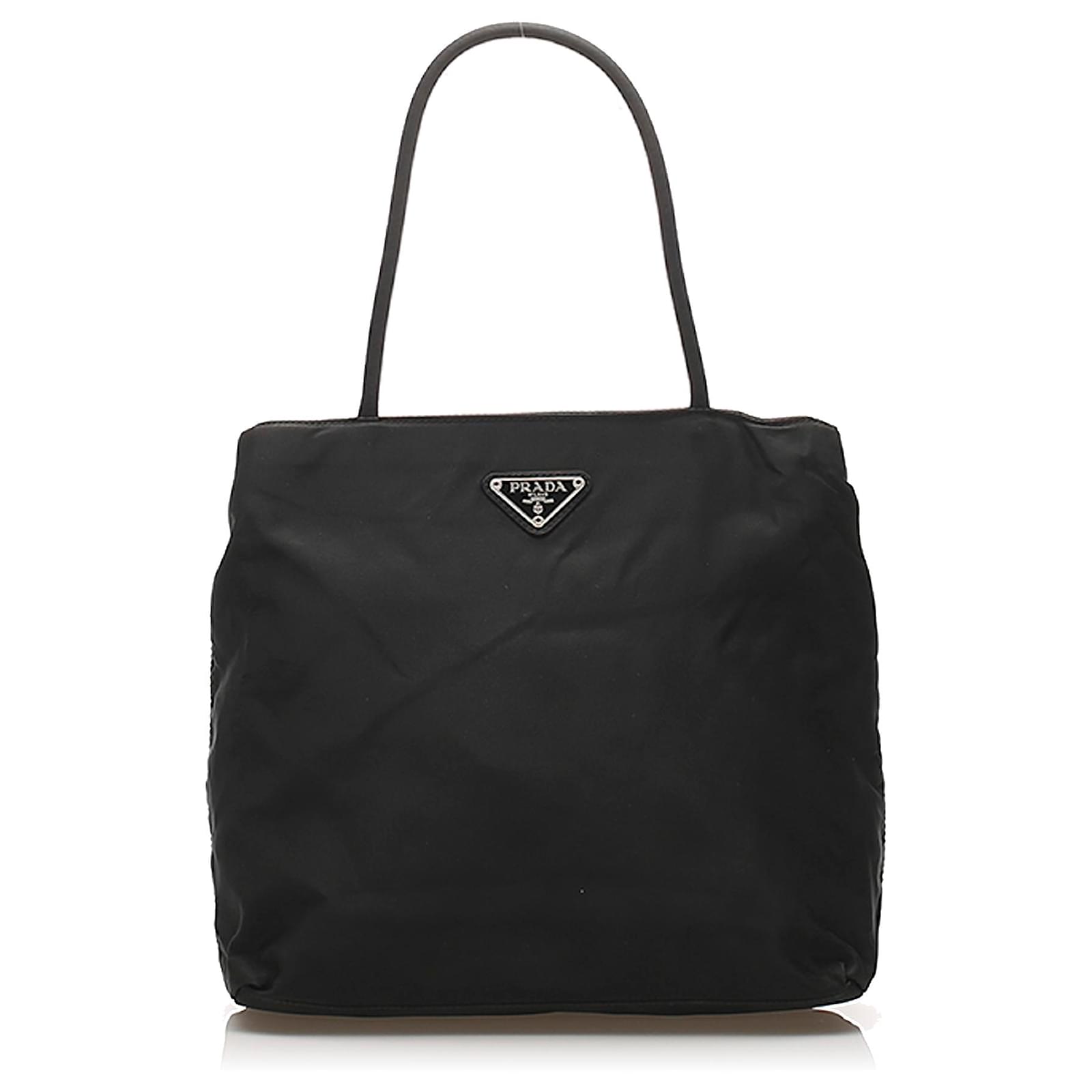 Prada Black Tessuto Tote Bag Nylon Cloth ref.248259 - Joli Closet