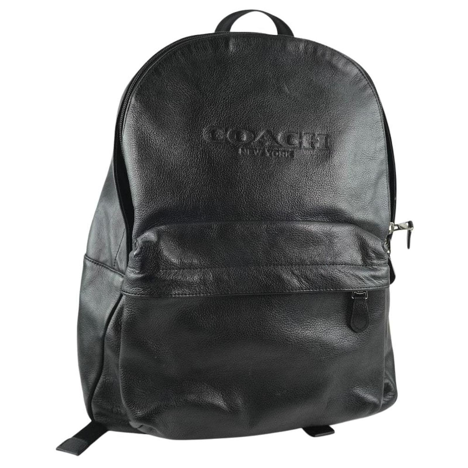 Coach Backpack Black Leather ref.258749 - Joli Closet