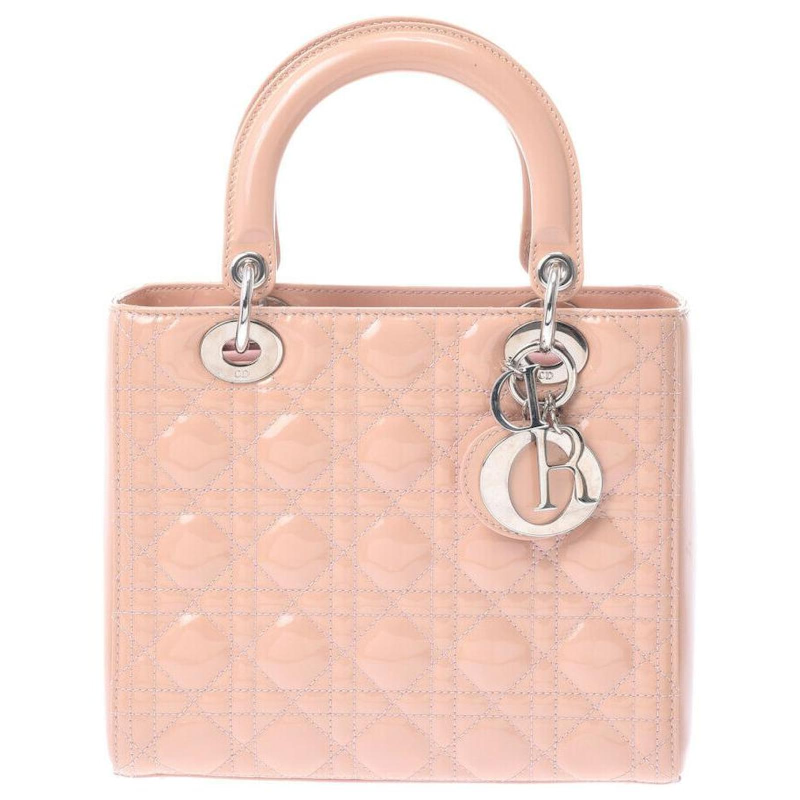 Dior Lady Dior Pink Patent leather ref.261353 - Joli Closet