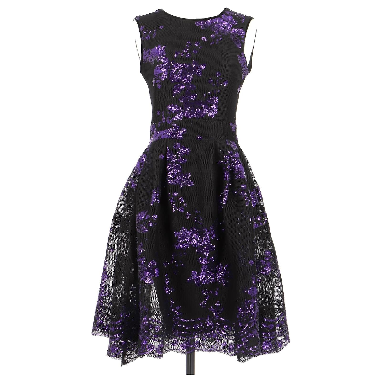 Maje Robe Polyester Violet ref.261604 - Joli Closet