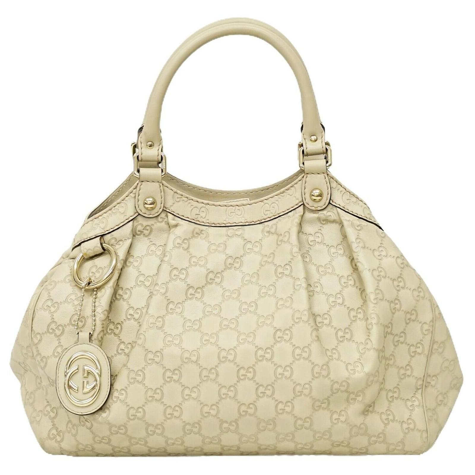 Gucci Sukey Beige Leather ref.275920 - Joli Closet