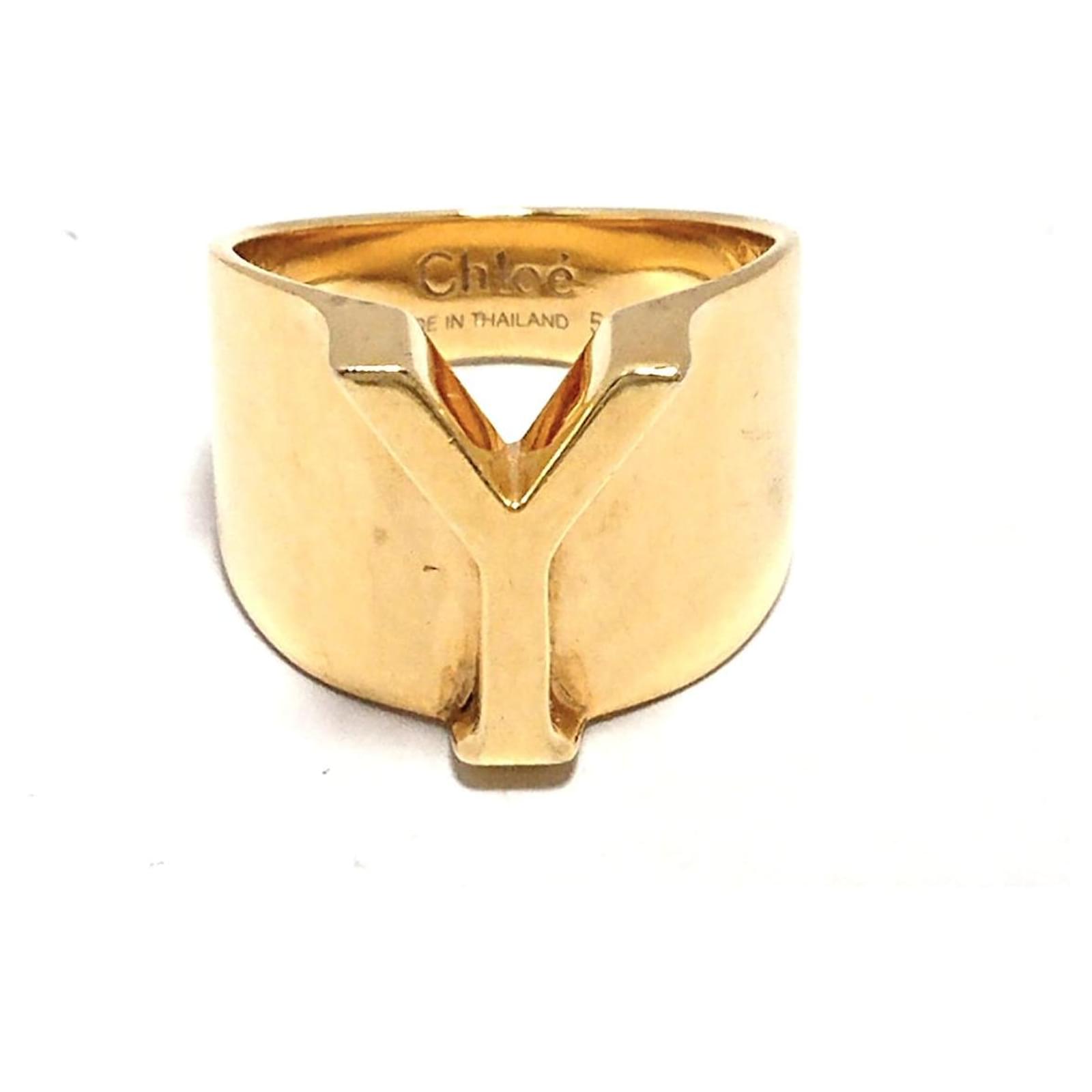 Bague Chloé Métal Doré ref.278407 - Joli Closet