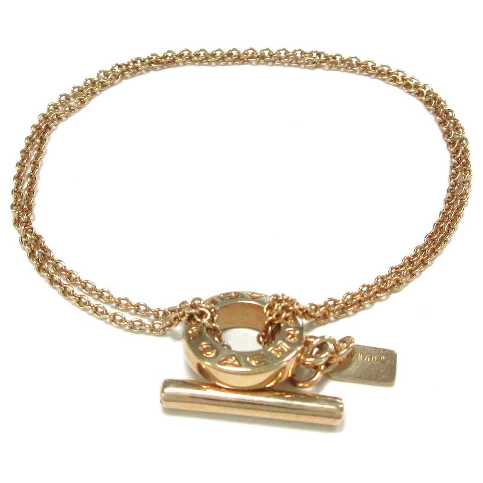 Coach Bracelet Golden Metal ref.279613 - Joli Closet