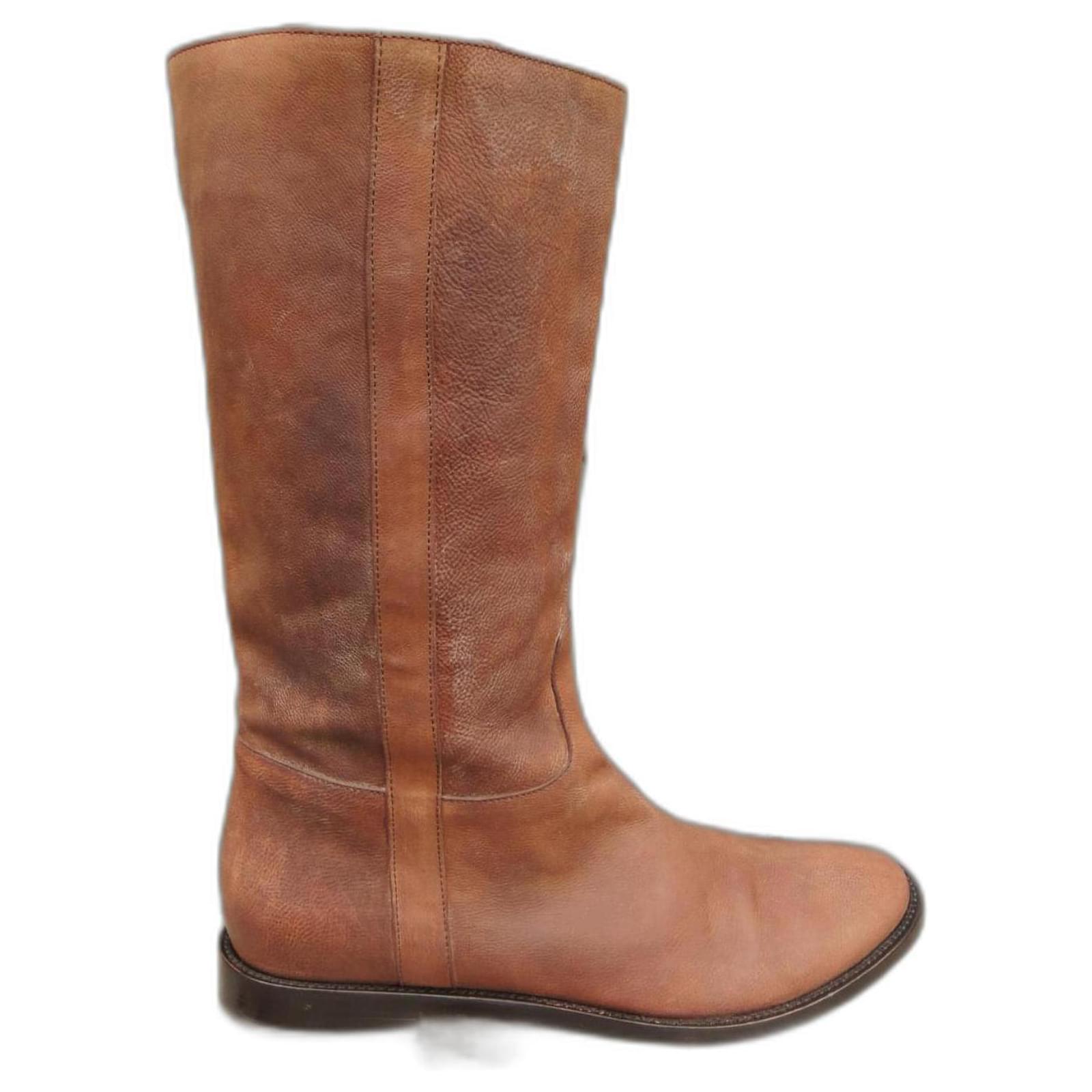 Sartore p boots 39 Brown Leather ref.295652 - Joli Closet